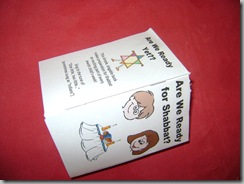 Six Word Saturday: Free Printable Foldable Shabbat Micro-Book (with ...